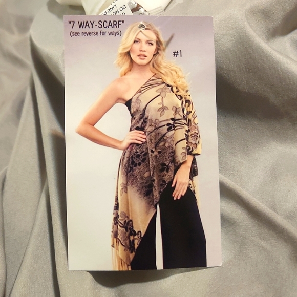 Accessories | Nwt 7 Way Scarf Different Patterns | Poshmark